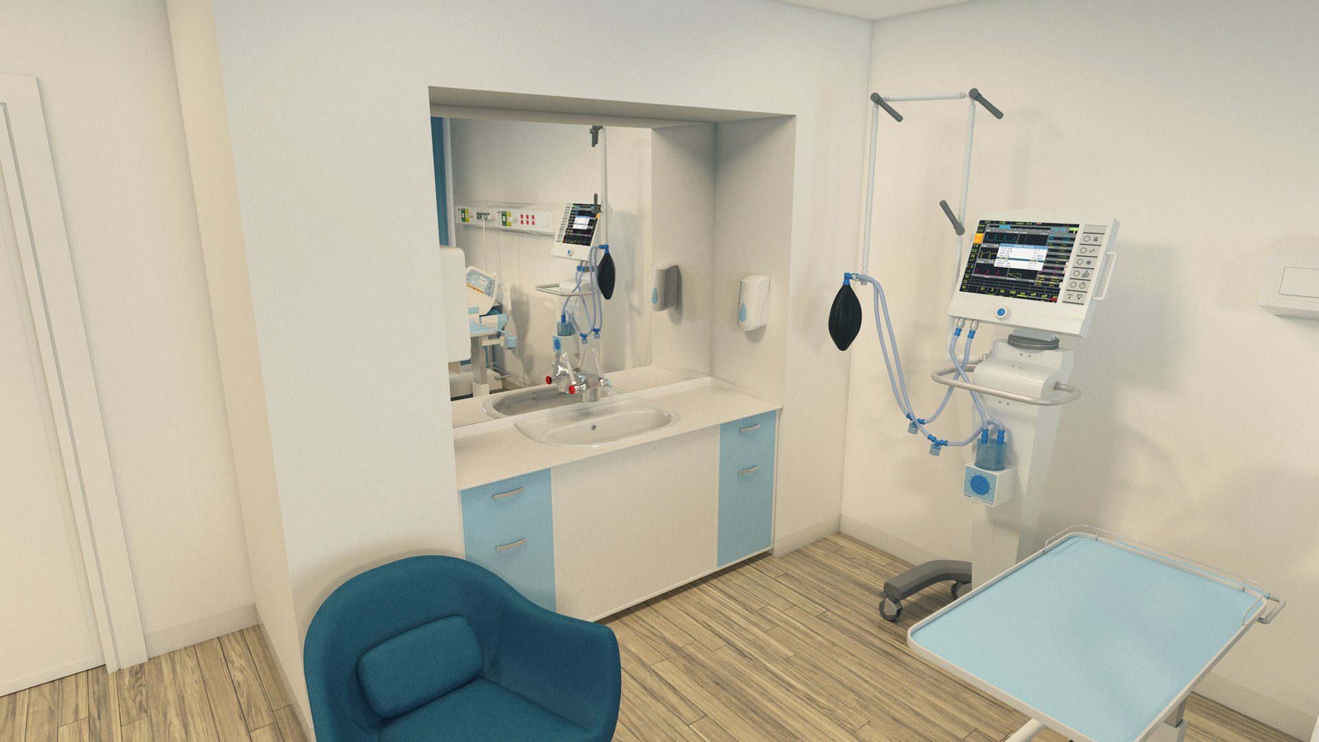 3D Private Ward - TurboSquid 1186211