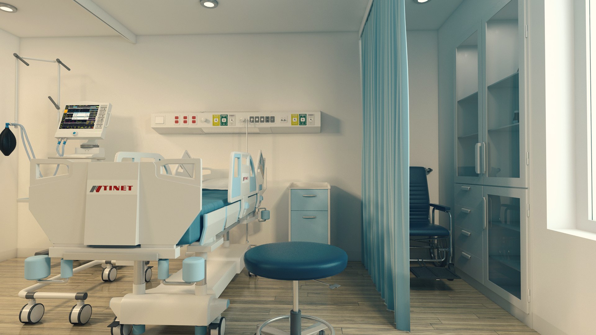 3D Private Ward - TurboSquid 1186211