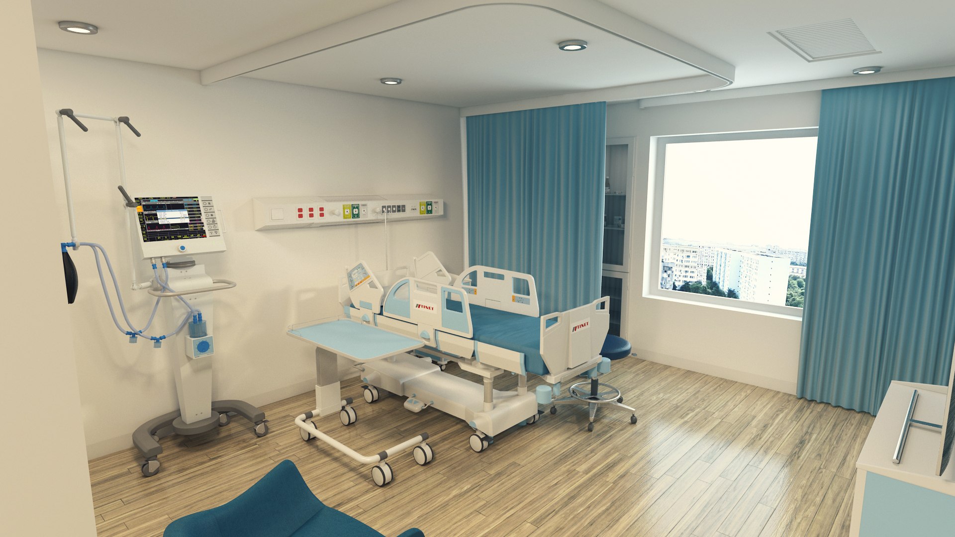 3D Private Ward - TurboSquid 1186211