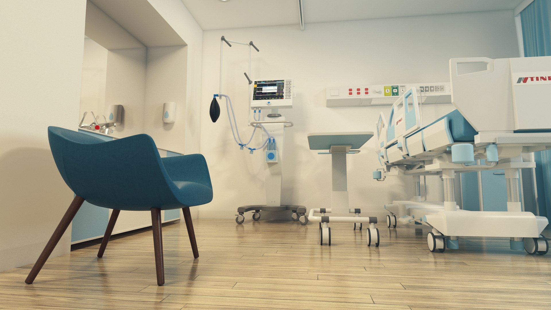 3D Private Ward - TurboSquid 1186211