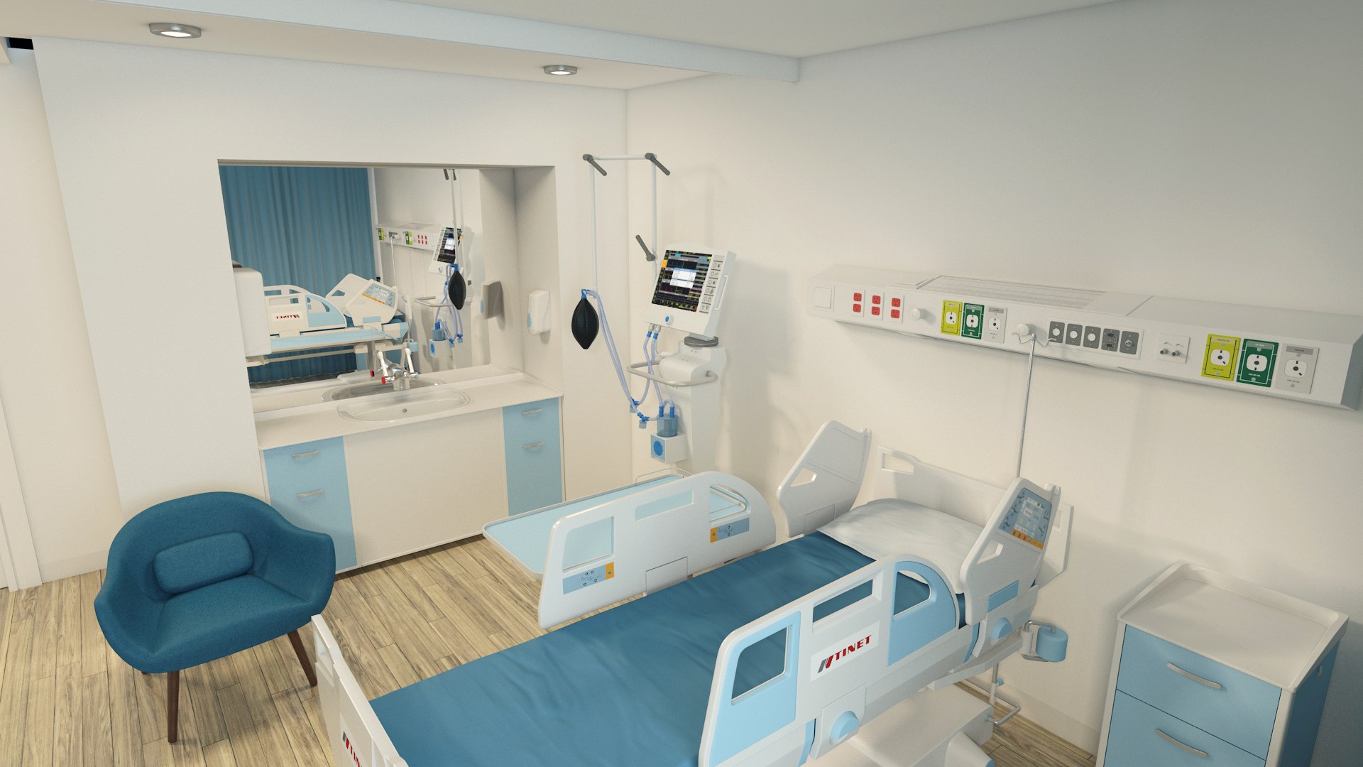 3D Private Ward - TurboSquid 1186211