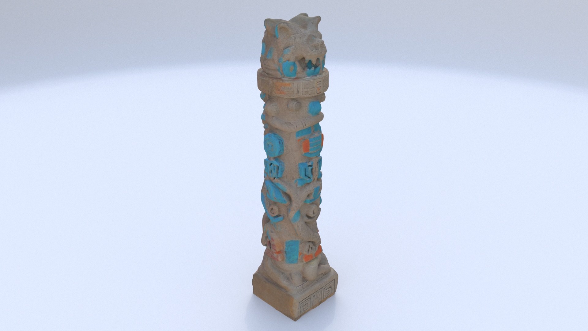 Mayan Aztec Totem15 3D Model - TurboSquid 2328117