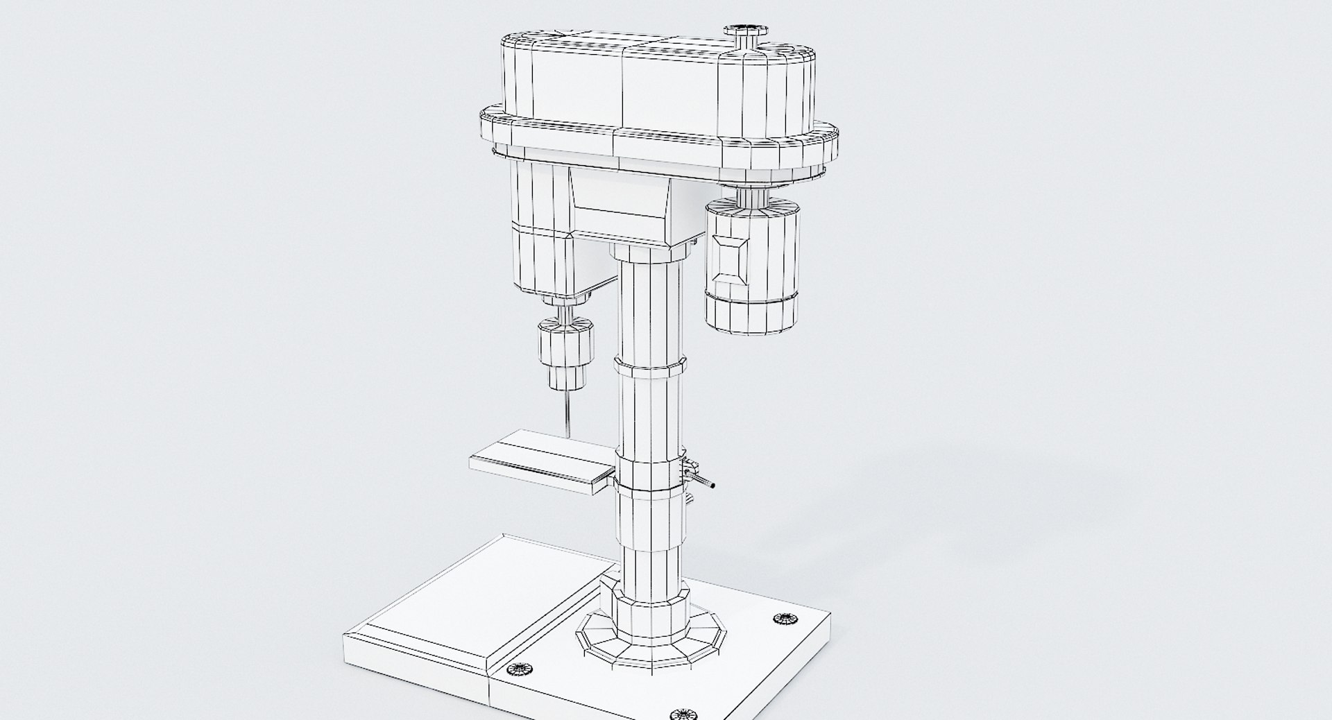 Drilling Machine 3D Model - TurboSquid 1763793