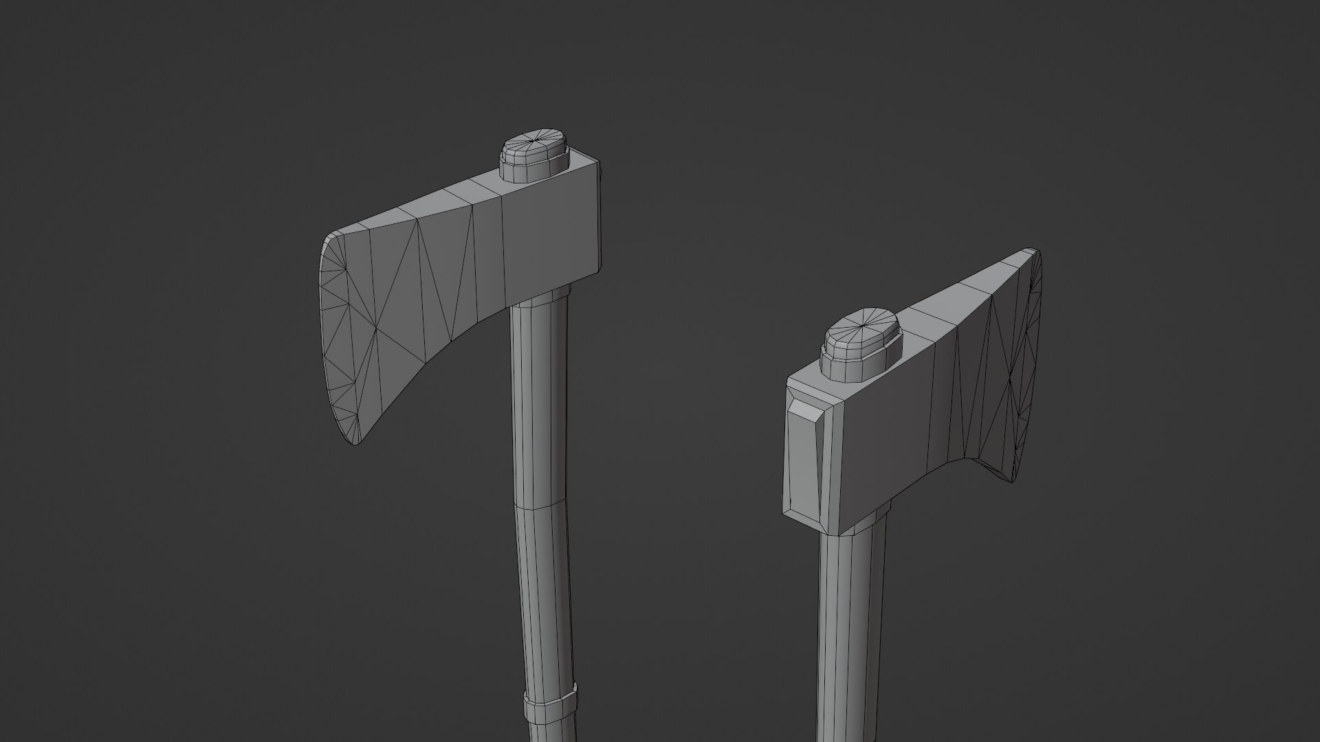 3D Axe - Iron - TurboSquid 2074773
