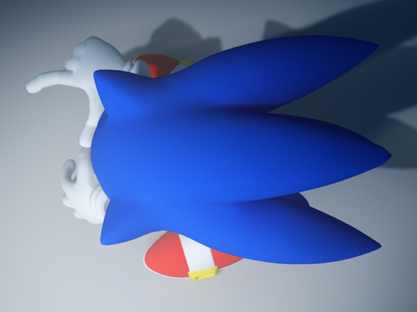 Sonic Hedgeog Skin 3d Model