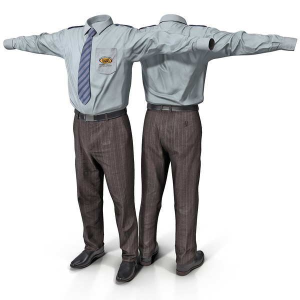 taxi driver clothes 3ds