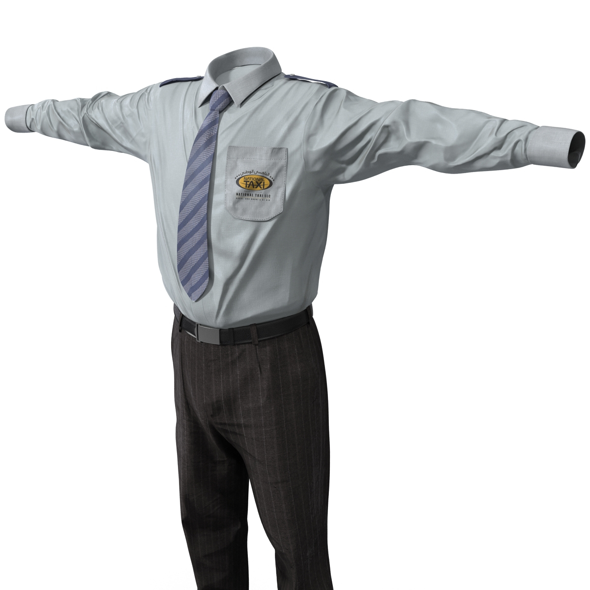 taxi driver clothes 3ds