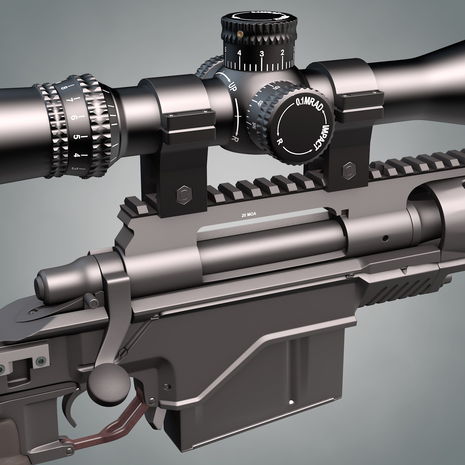 3d model xm2010 remington
