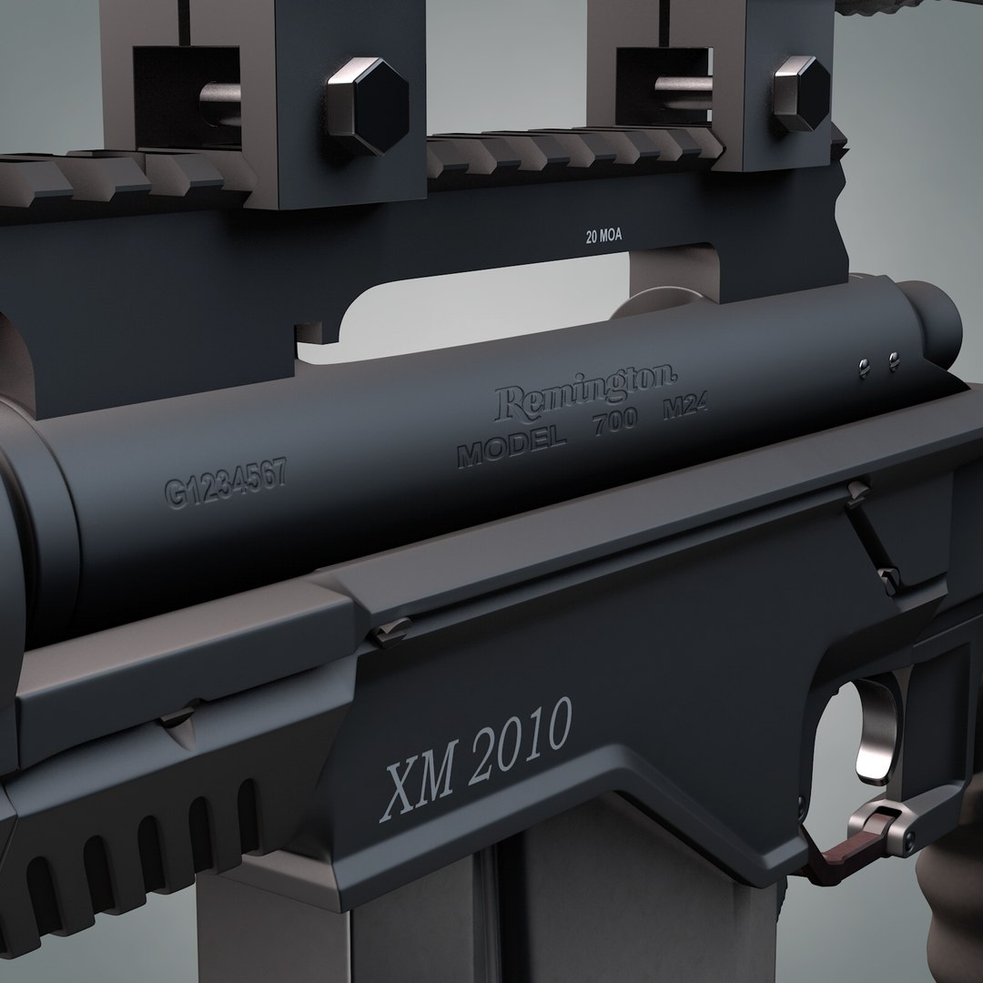 3d model xm2010 remington