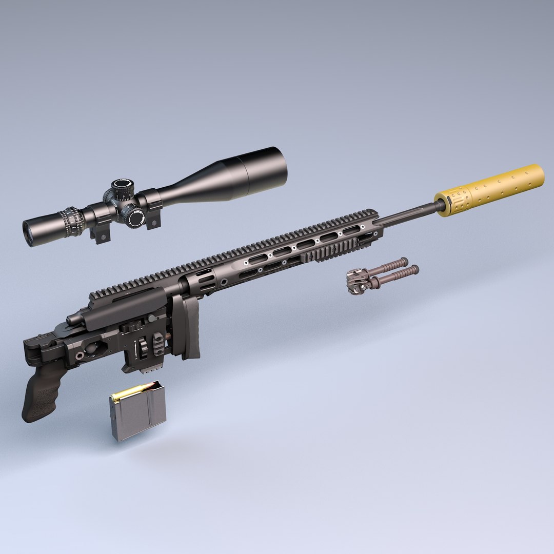 3d model xm2010 remington