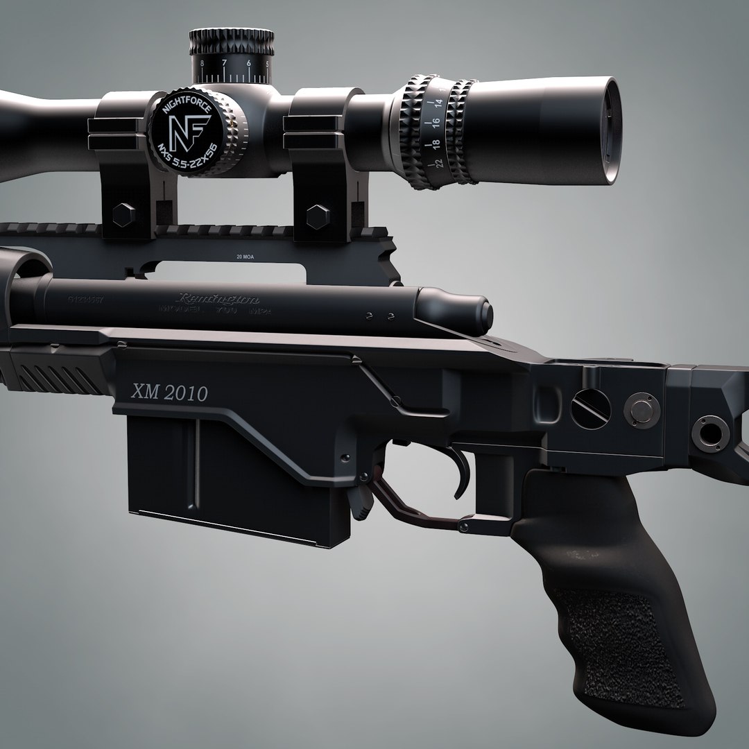 3d model xm2010 remington