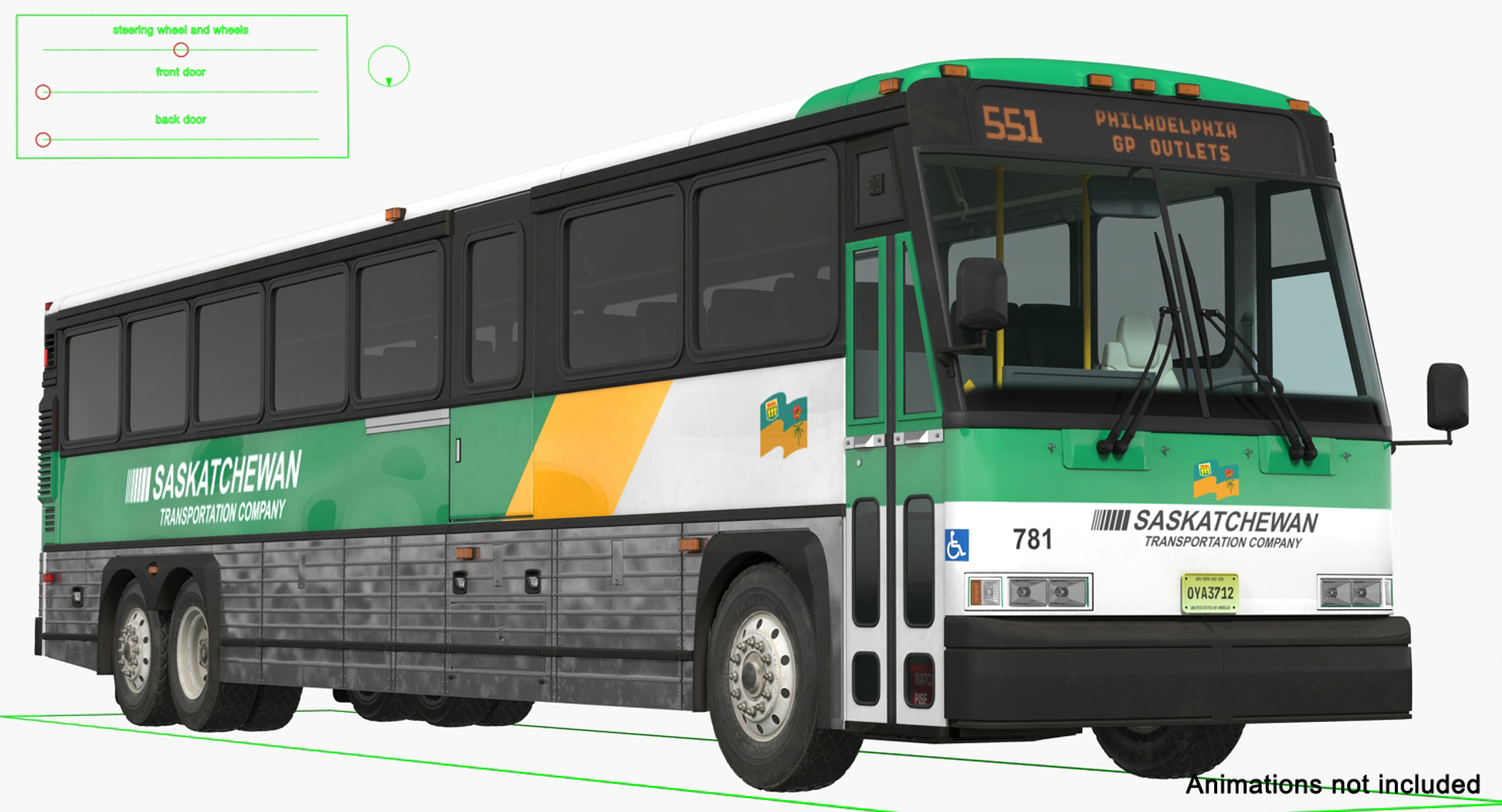 3D intercity bus mci 102dl3 model - TurboSquid 1178214