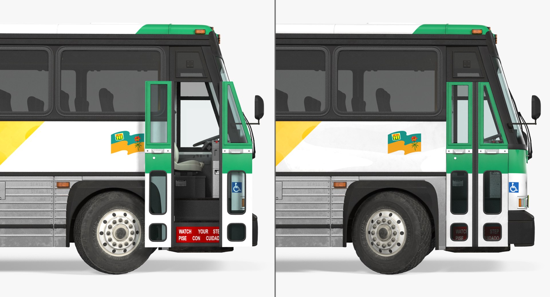 3D intercity bus mci 102dl3 model - TurboSquid 1178214