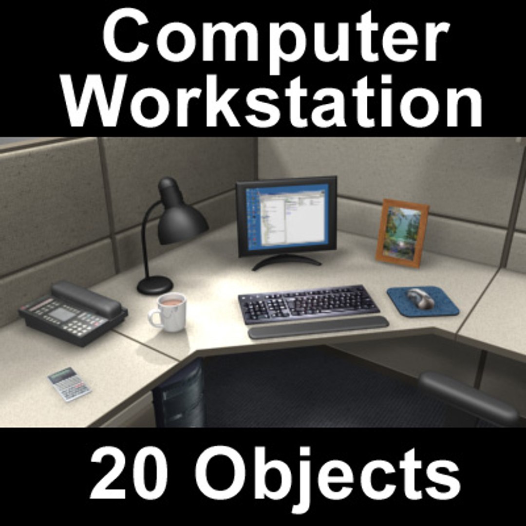 Computer Workstation 3d Max