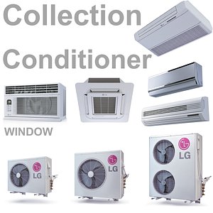 Lg wall air conditioner 3D - TurboSquid 1544082