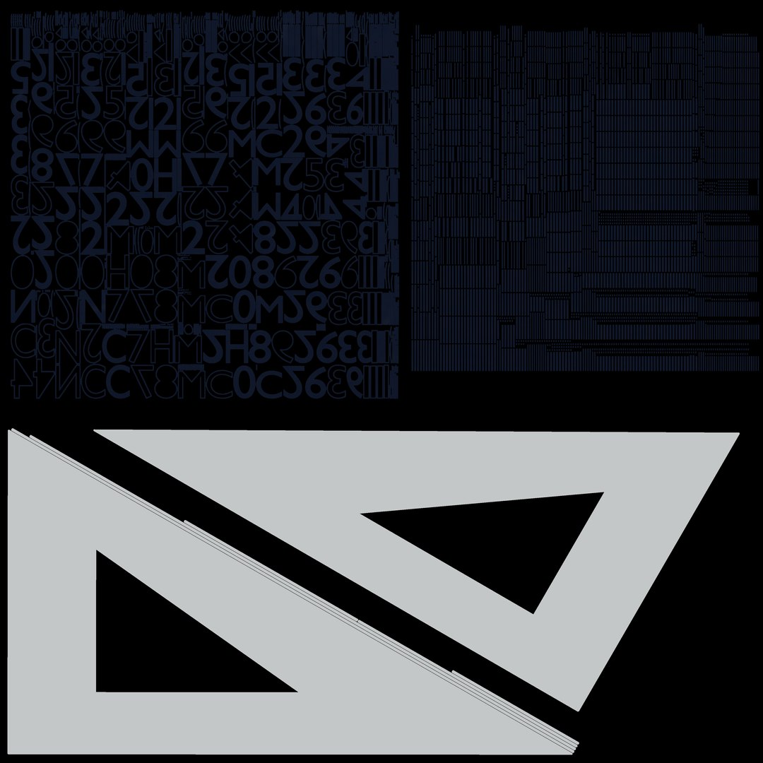 3D Realistic Steel Ruler Set model - TurboSquid 2057603