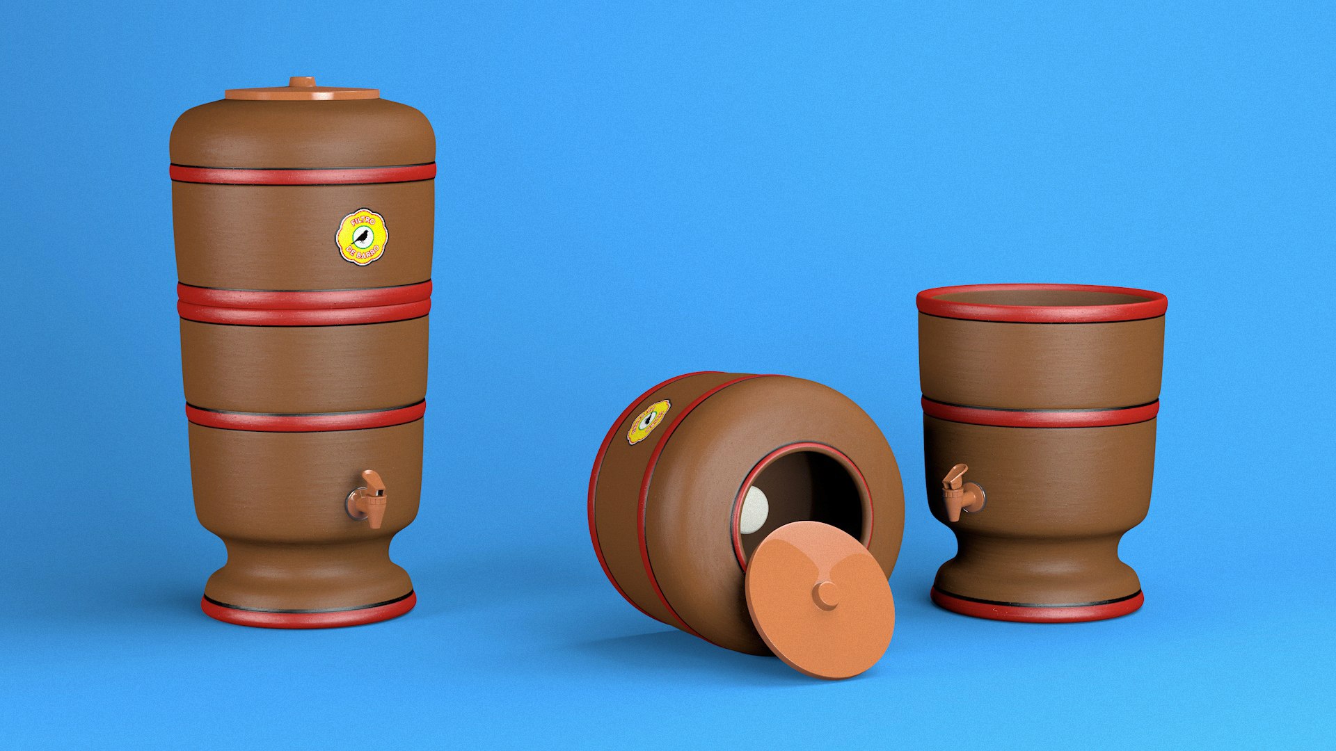 Brazilian Clay Water Filter 3D Model - TurboSquid 2073940