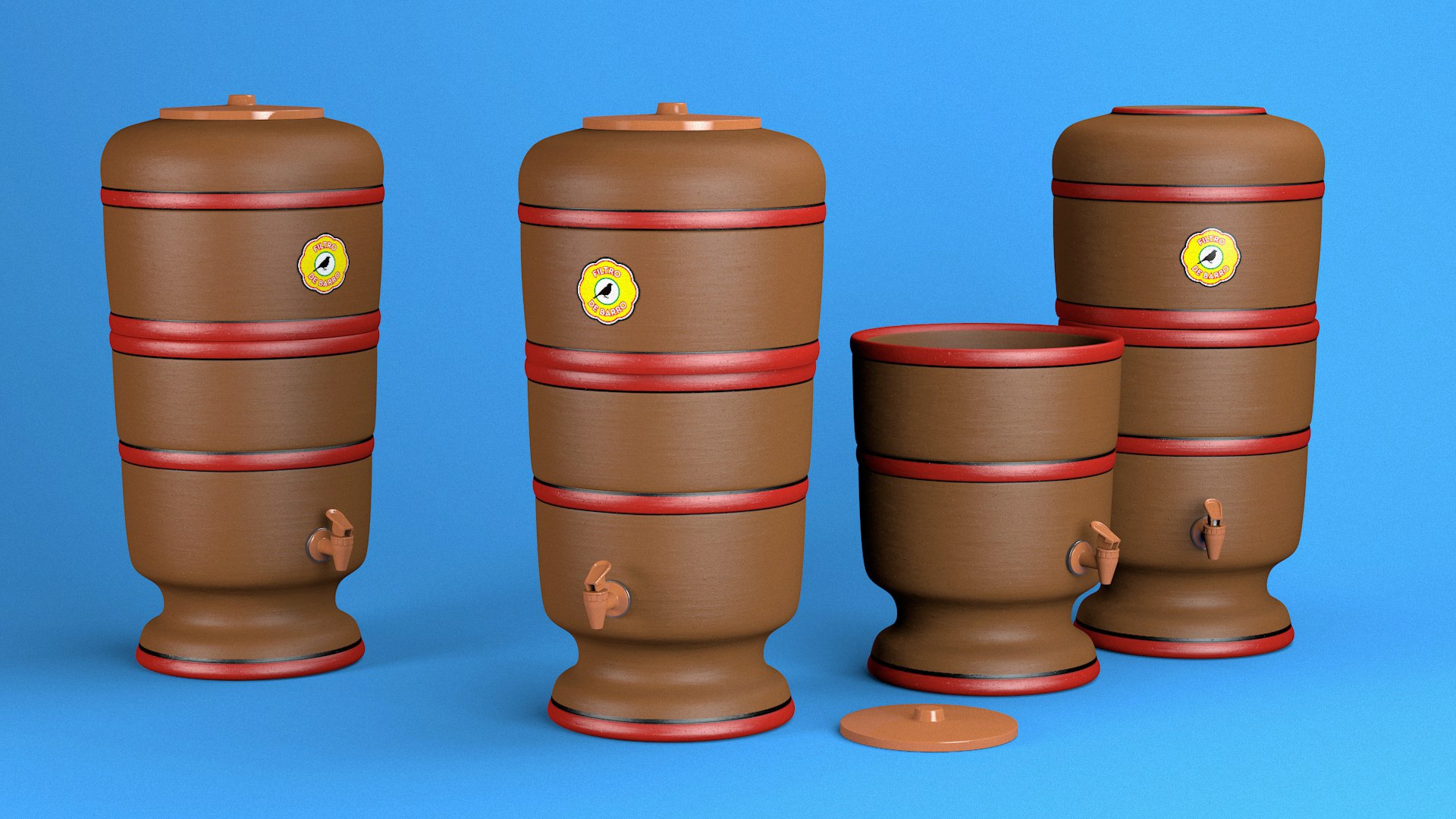 Brazilian Clay Water Filter 3D Model - TurboSquid 2073940