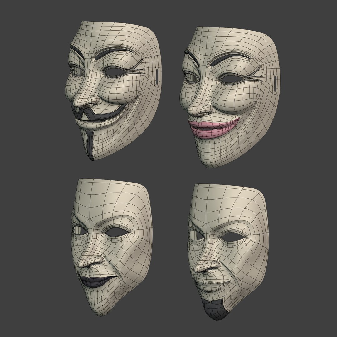 Masks Pack 3D model - TurboSquid 2096510