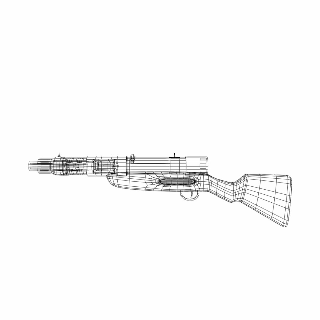 3d Model Japanese Type 100 Smg