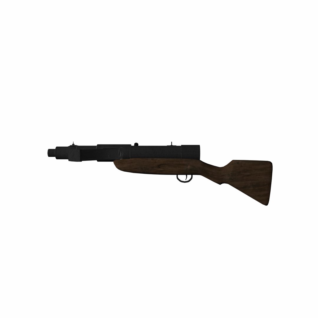 3d Model Japanese Type 100 Smg
