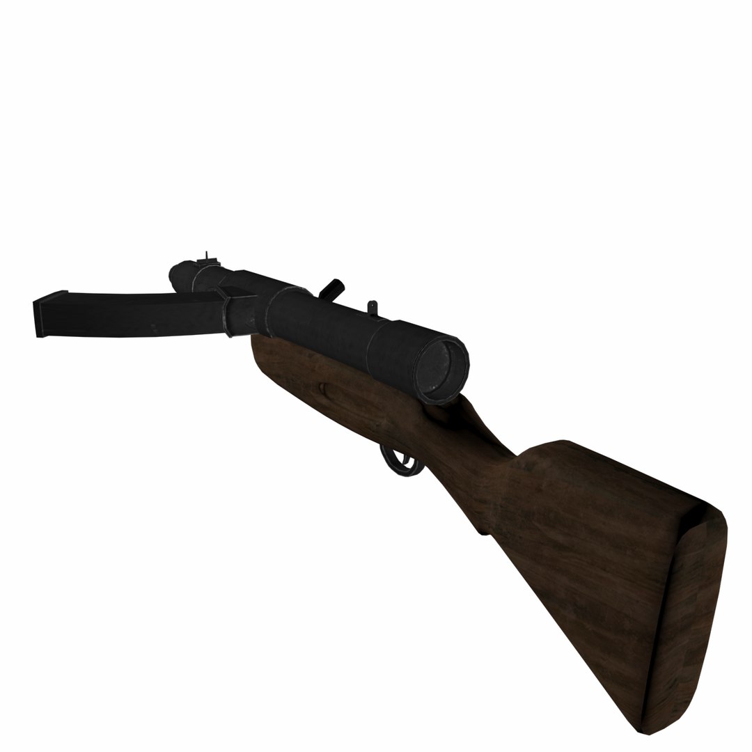 3d Model Japanese Type 100 Smg
