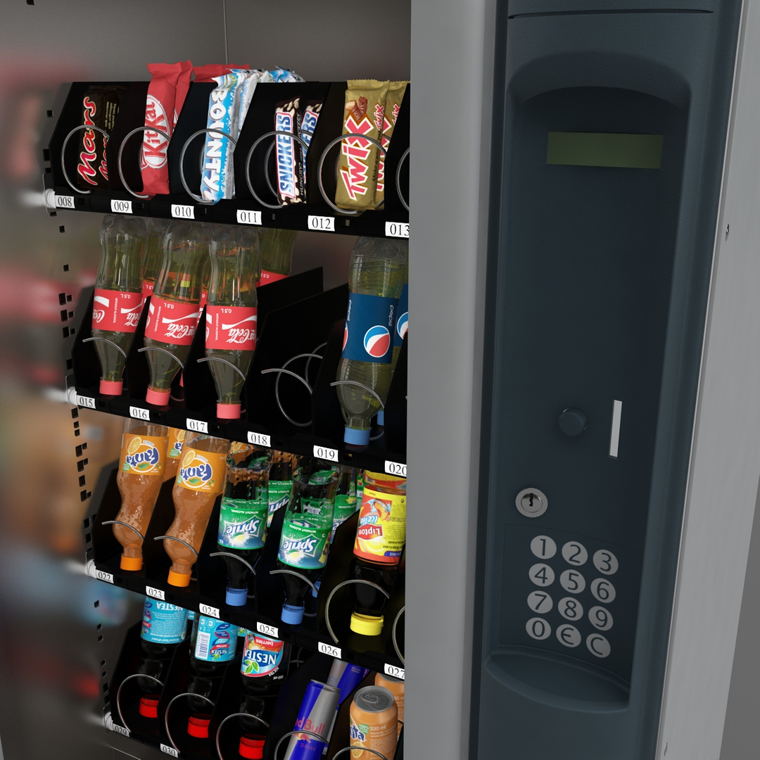 3d model vending machines