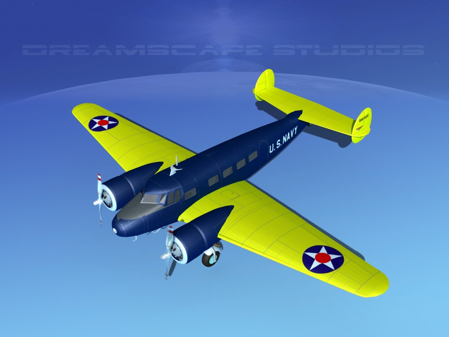 propellers lockheed 3d model
