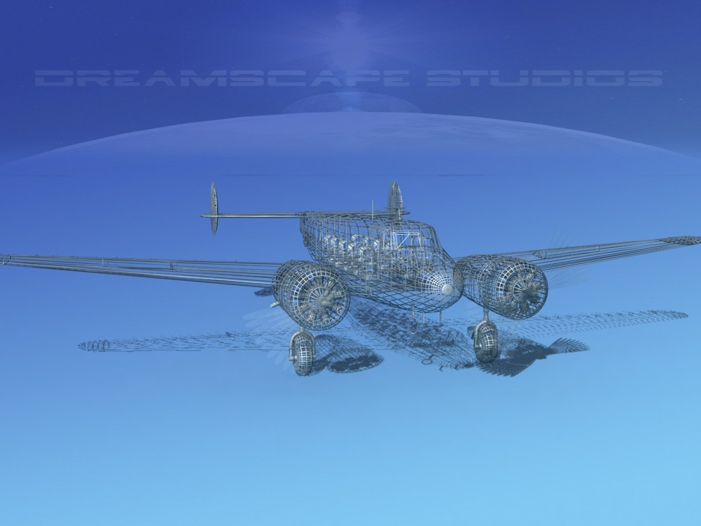propellers lockheed 3d model