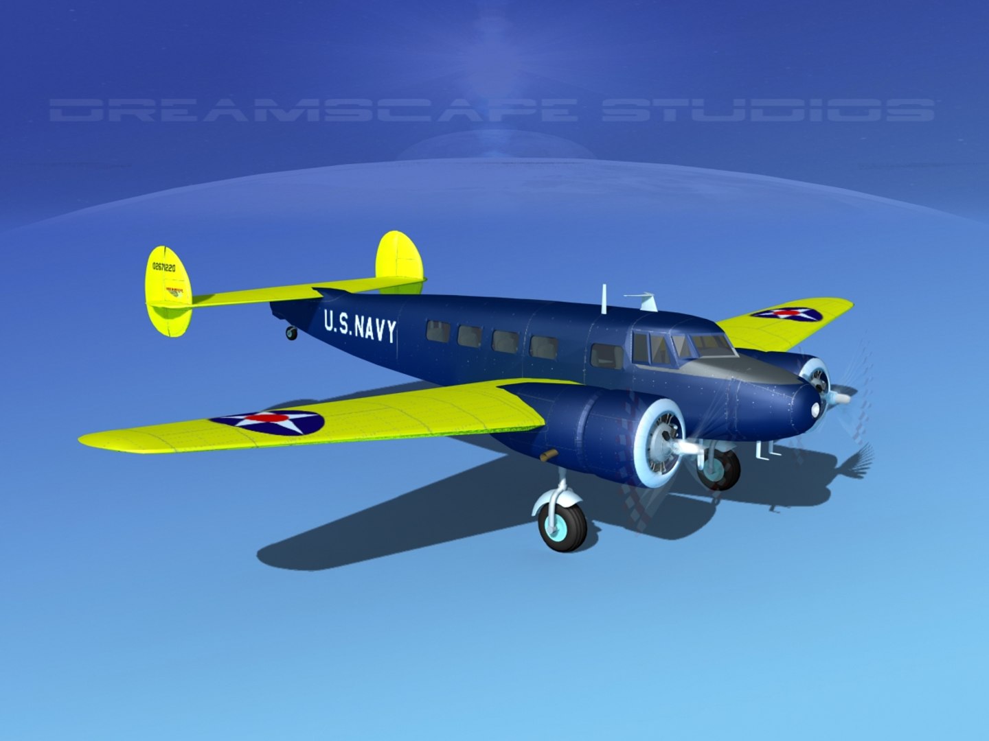 propellers lockheed 3d model