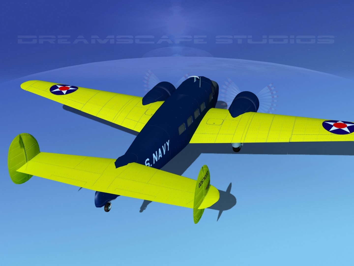propellers lockheed 3d model