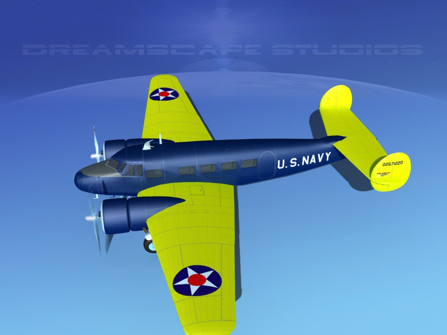 propellers lockheed 3d model