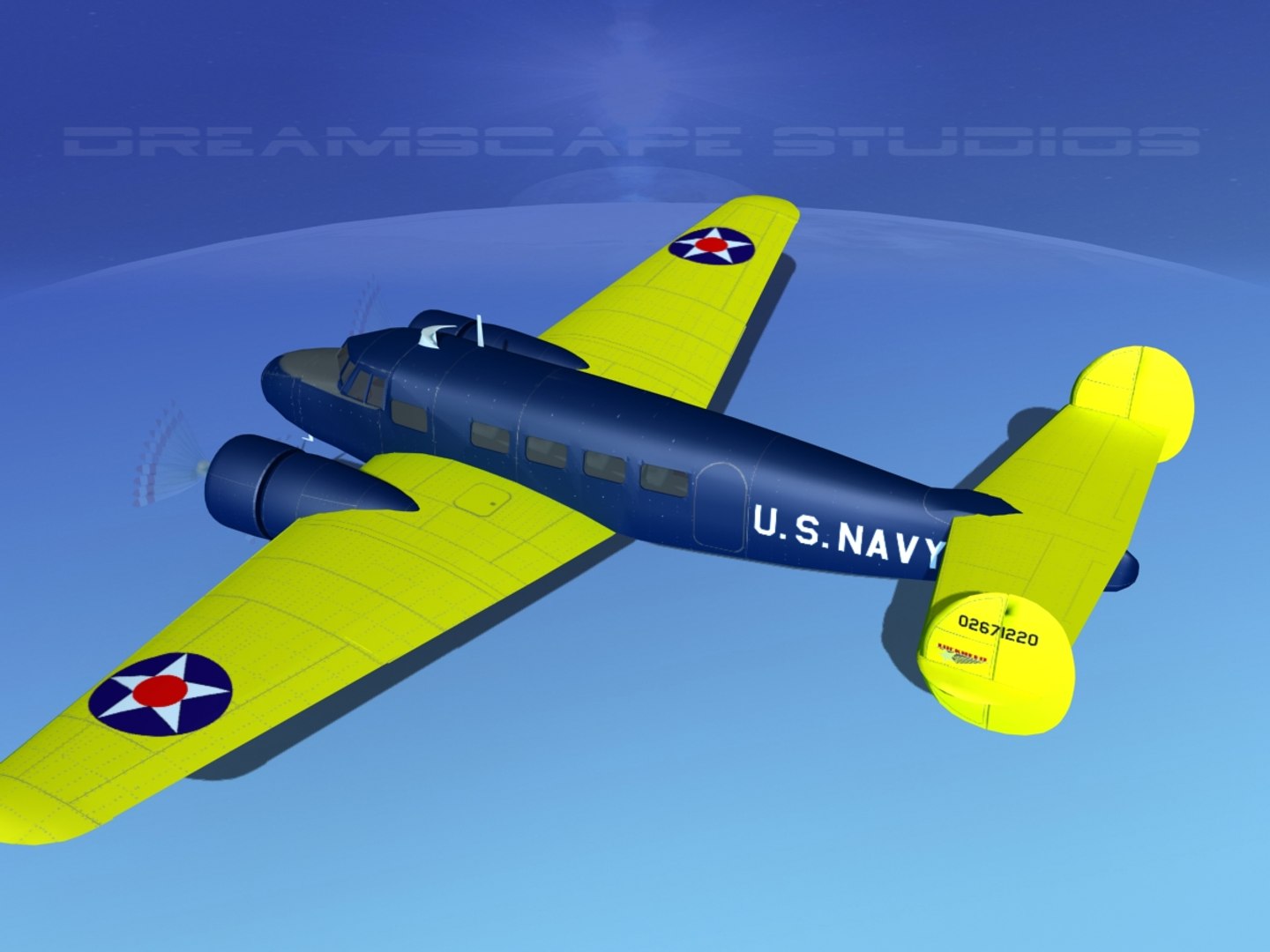 propellers lockheed 3d model
