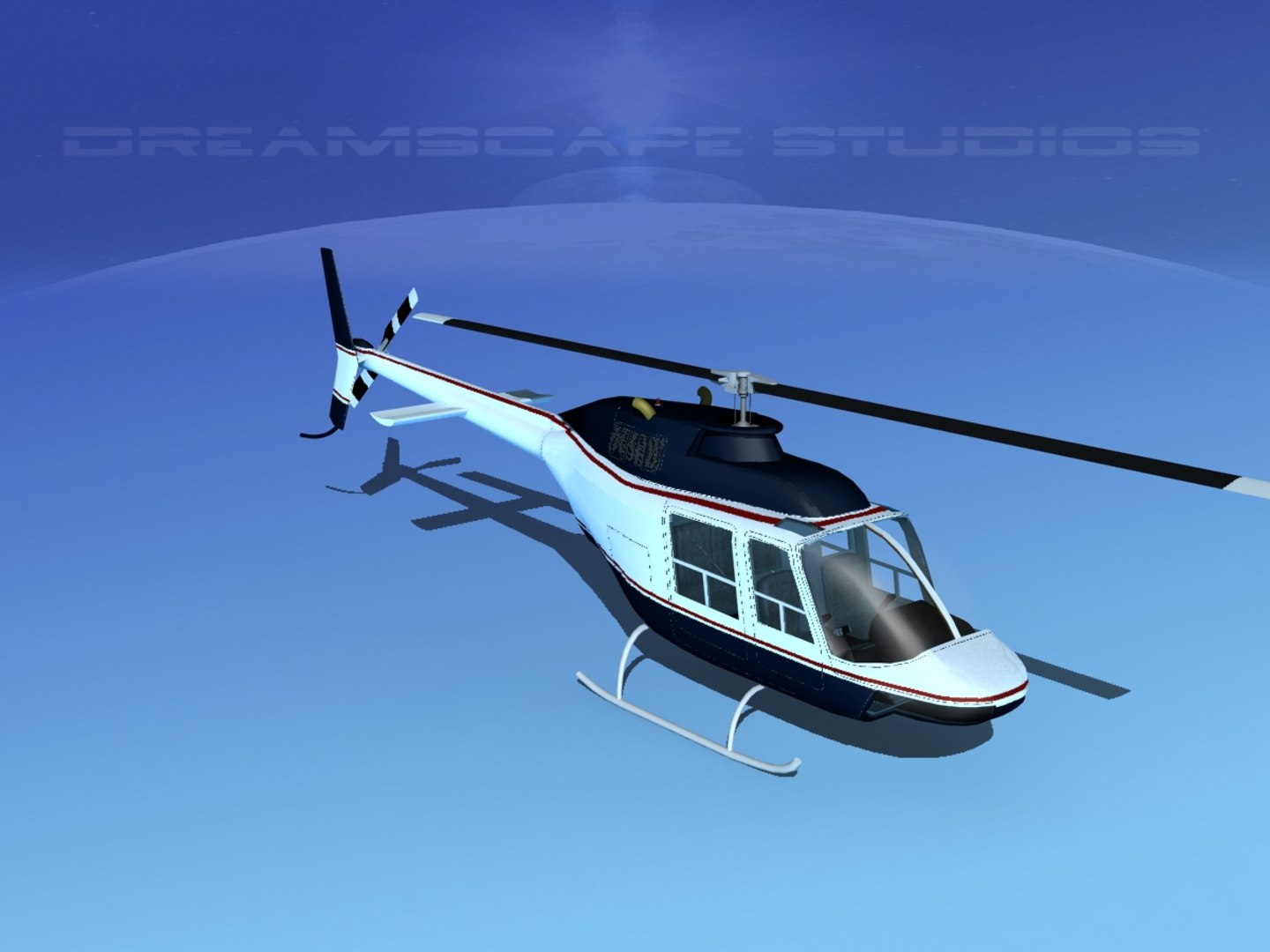 Rotor Bell 206 3D Model - TurboSquid 1202222