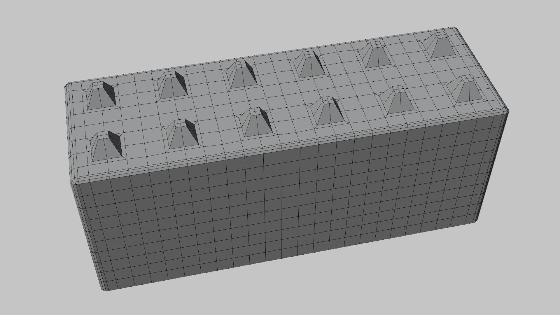 Modular Barrier Concrete Block 3D Model - TurboSquid 2268169