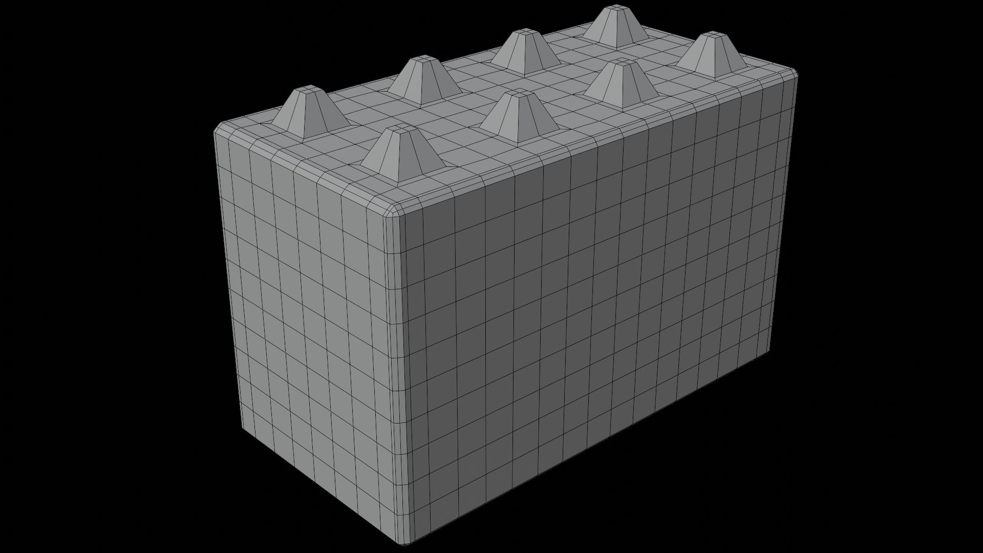 Modular Barrier Concrete Block 3D Model - TurboSquid 2268169