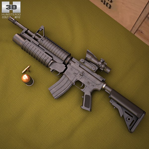 Colt m4a1 m4 3D | 1148919 | TurboSquid