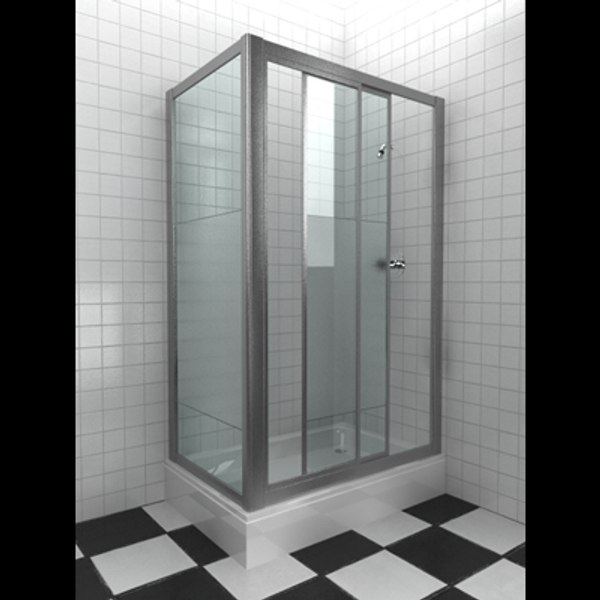 3d model shower cubicle