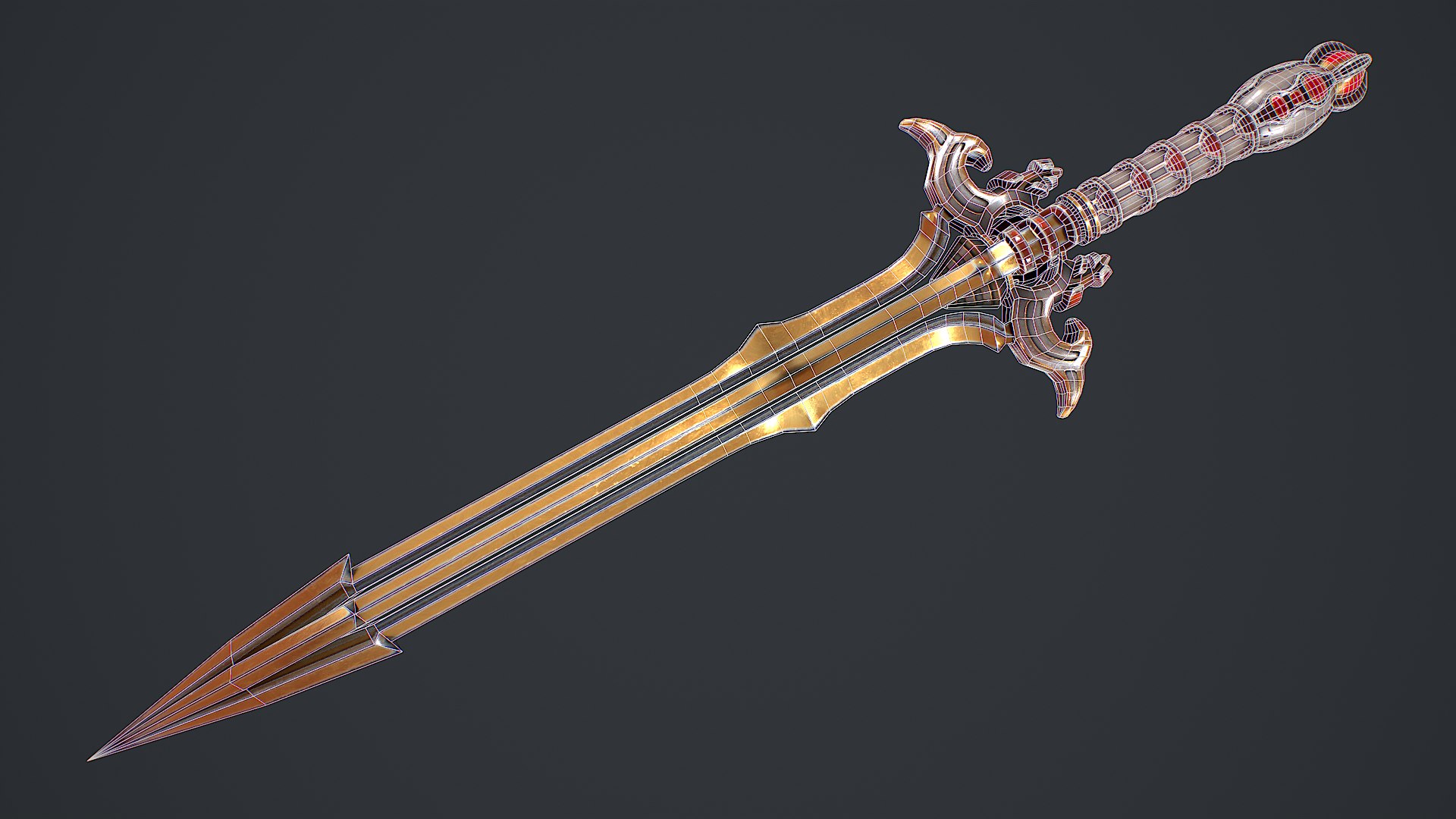 3D Fantasy Sword 16 - TurboSquid 2120848