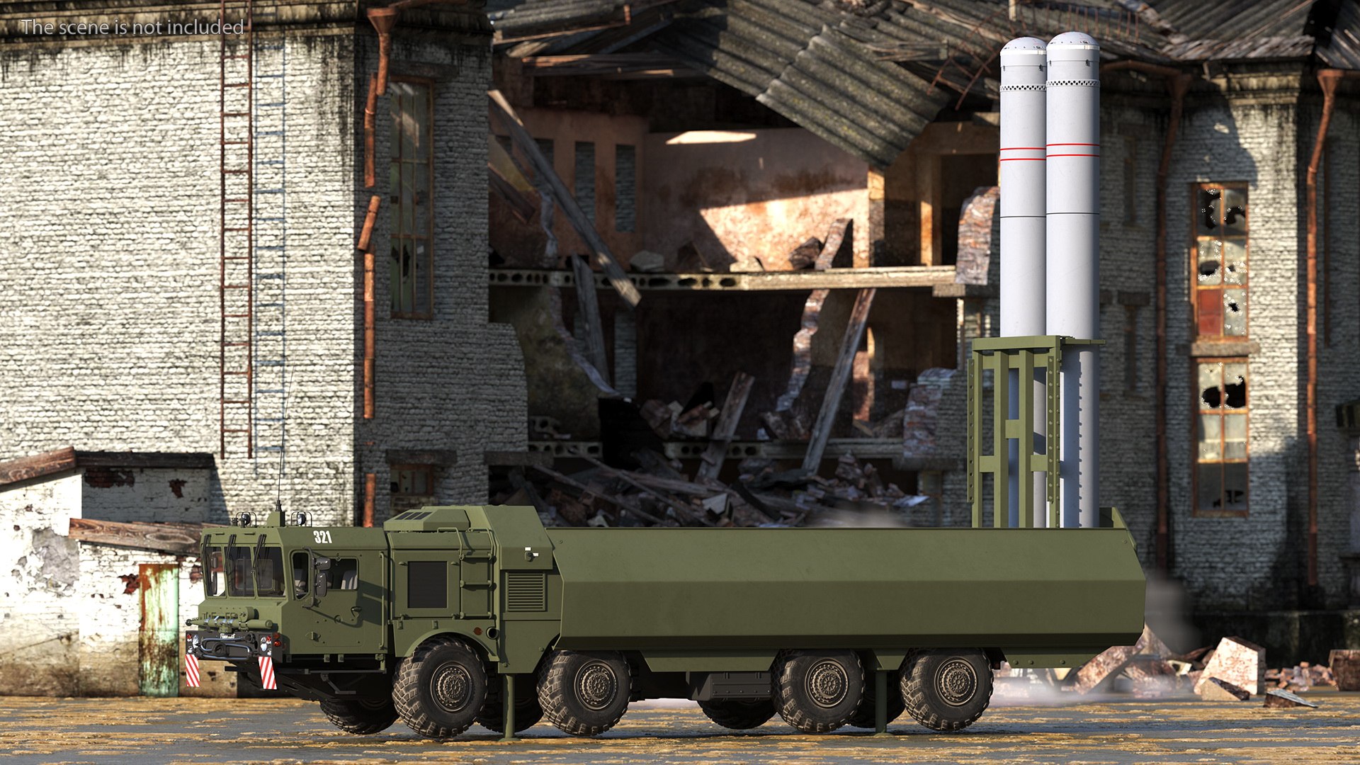 300P Bastion-P Missile System Armed Position 3D - TurboSquid 1918269