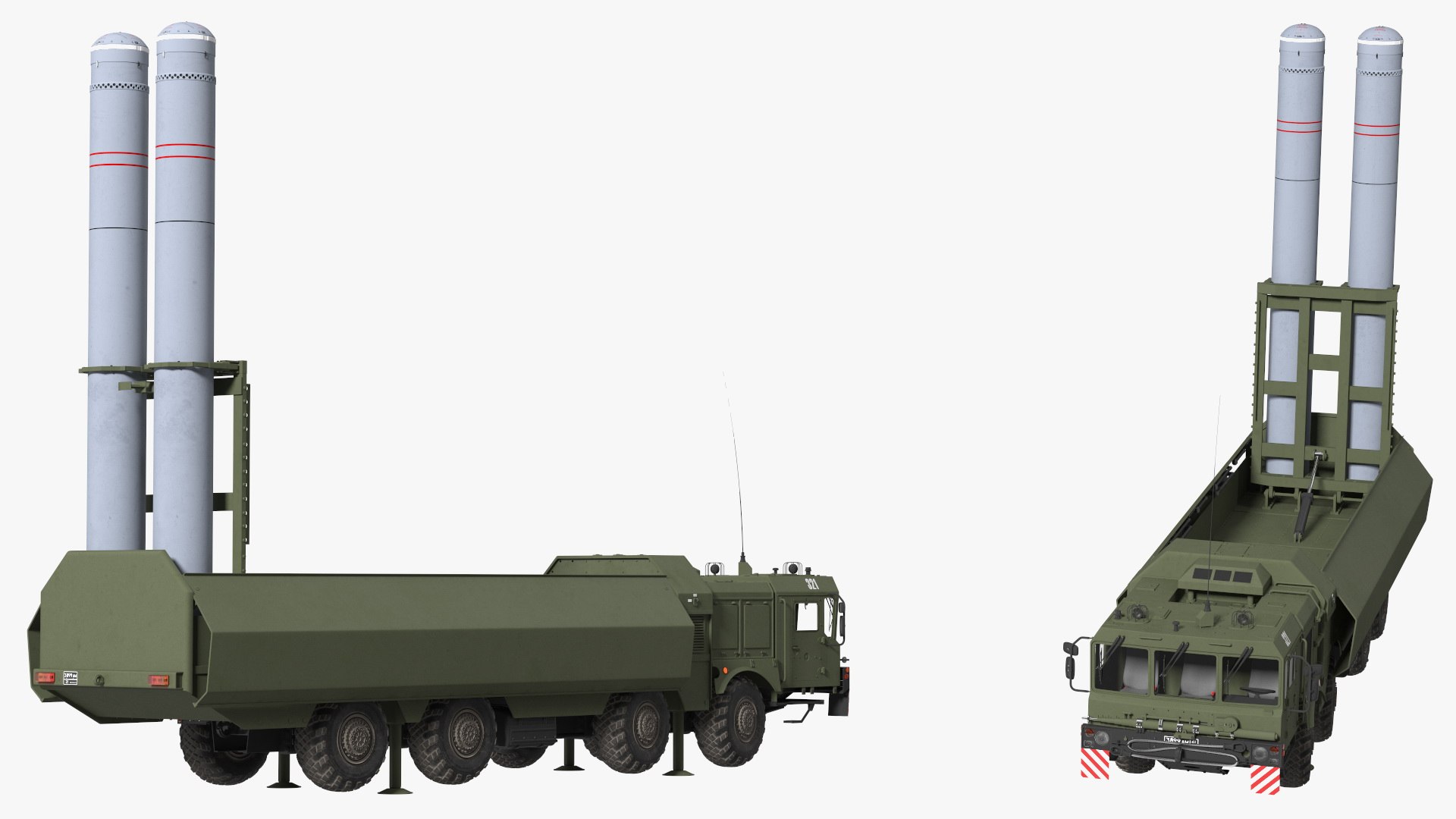 300P Bastion-P Missile System Armed Position 3D - TurboSquid 1918269