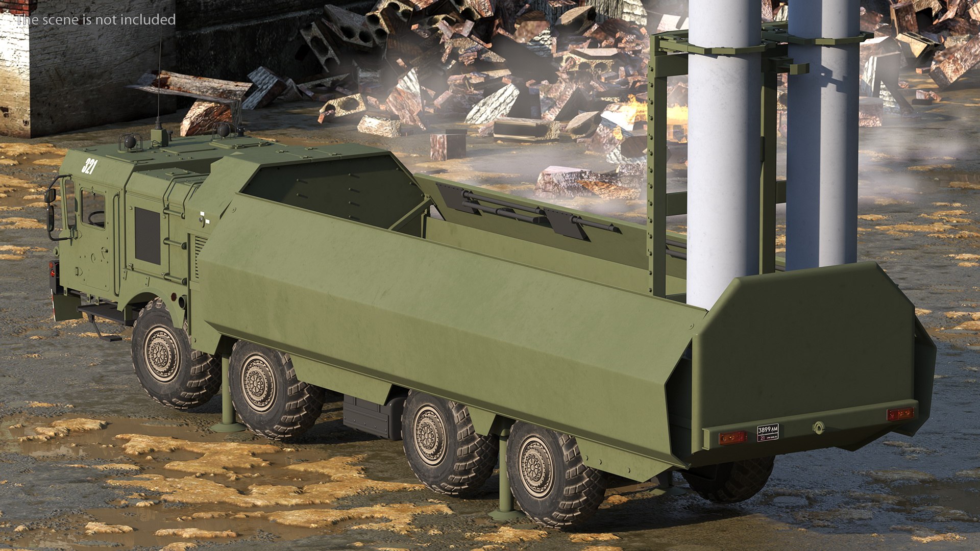 300P Bastion-P Missile System Armed Position 3D - TurboSquid 1918269