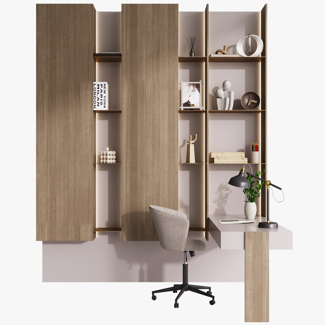 Cabinet Office 3D Model - TurboSquid 2269946