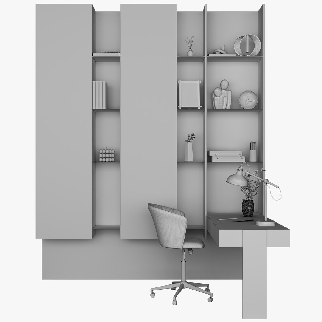Cabinet Office 3D Model - TurboSquid 2269946