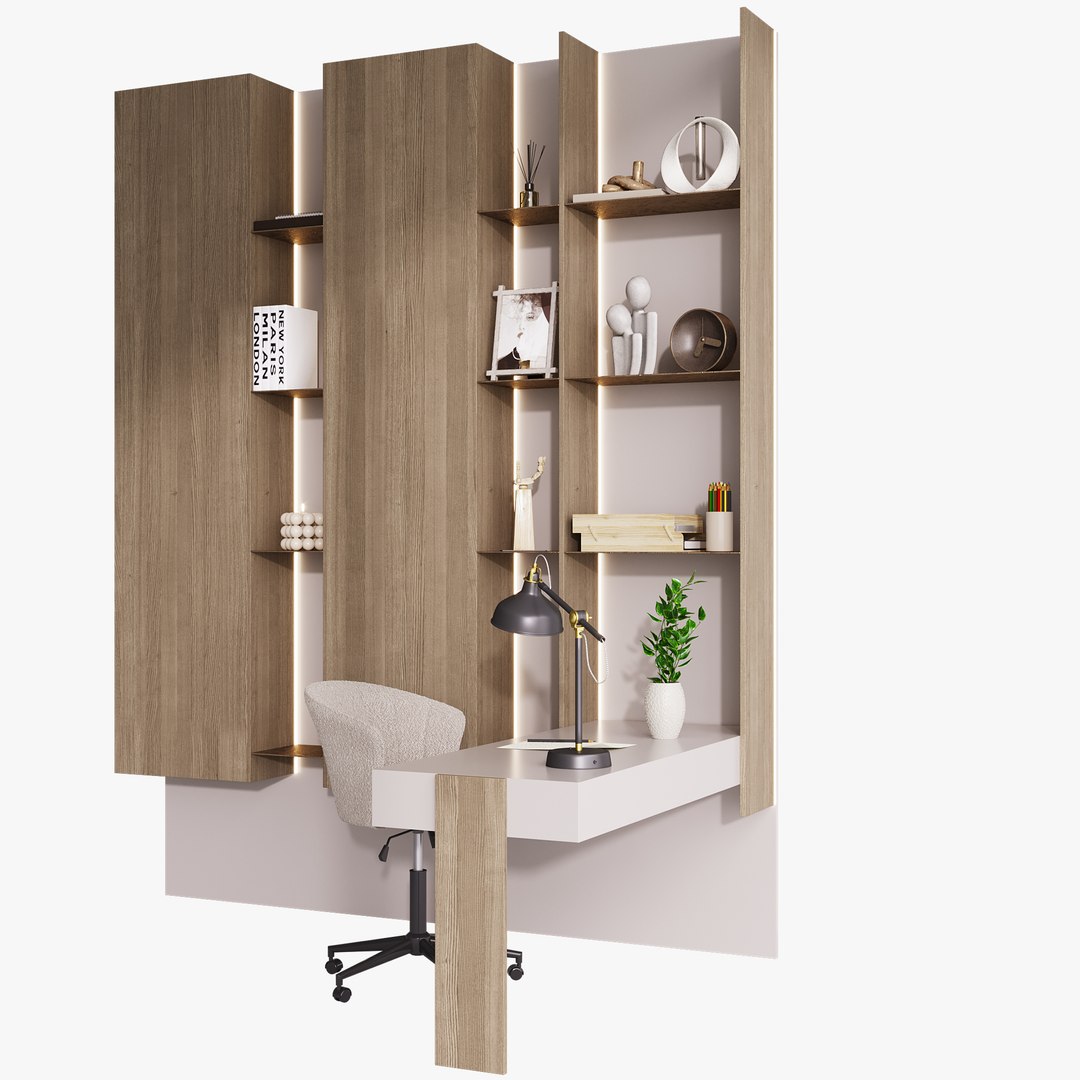 Cabinet Office 3D Model - TurboSquid 2269946