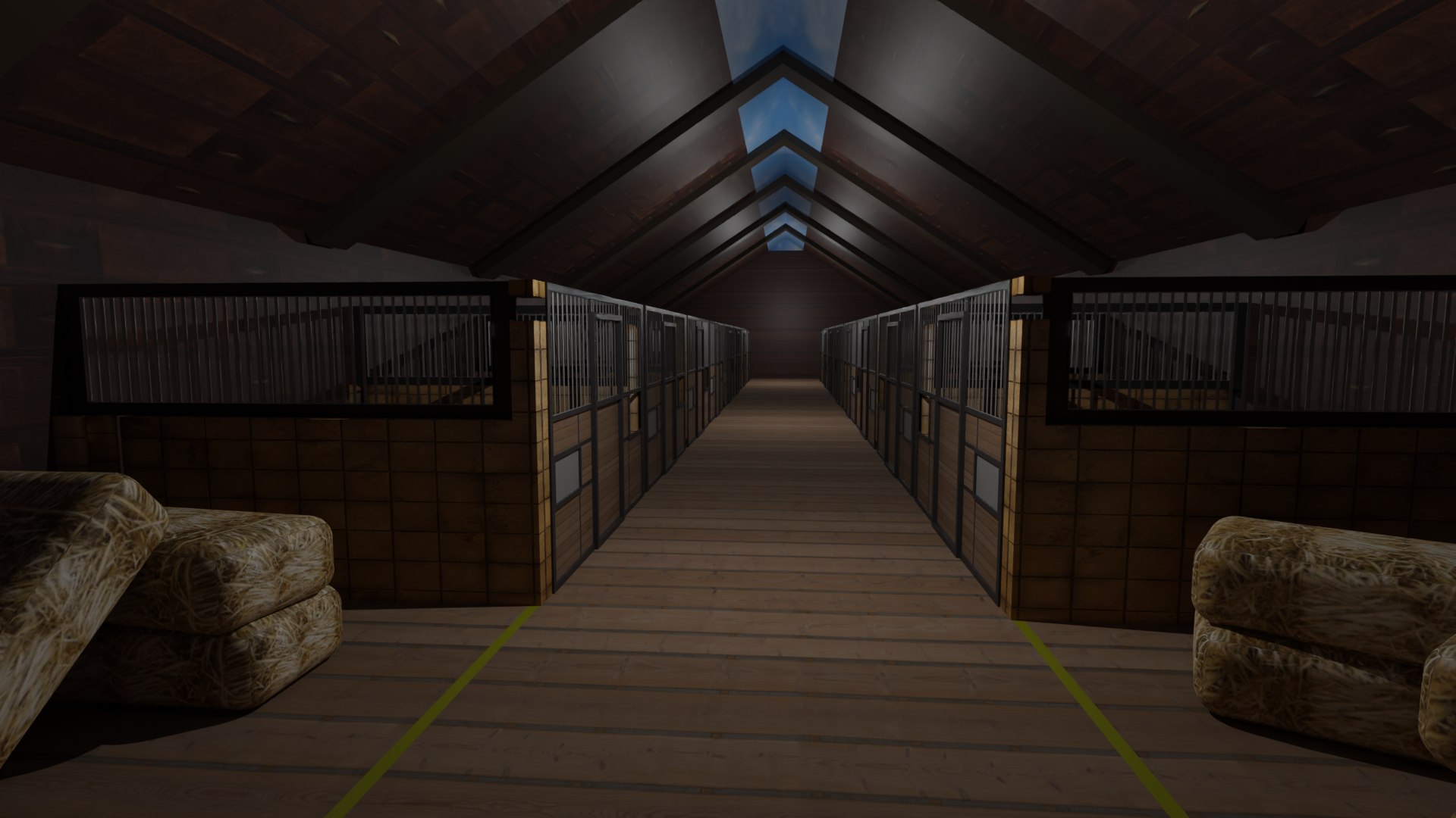 3D Model Horse Stable - TurboSquid 2132145