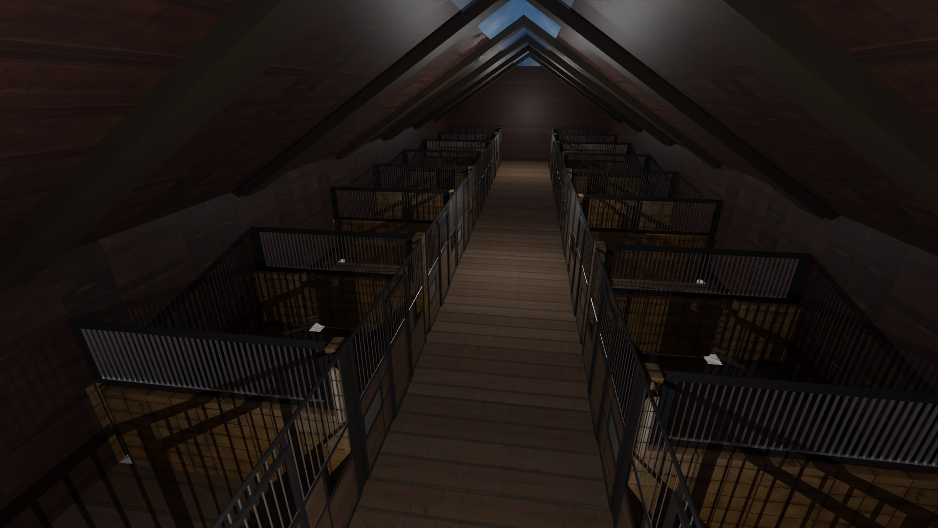 3D Model Horse Stable - TurboSquid 2132145
