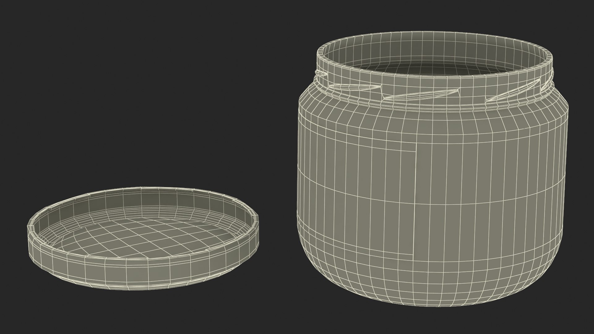Jar Candle With Cover 3D - TurboSquid 2222843