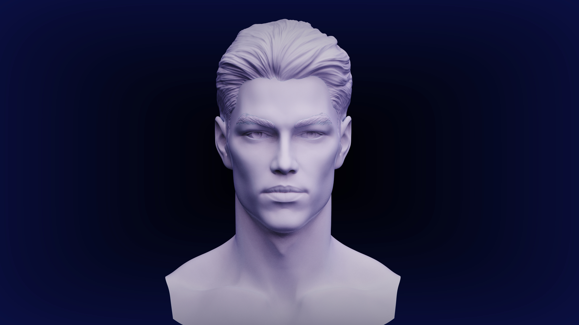 3D Transhumanist Bust Model - TurboSquid 2151431
