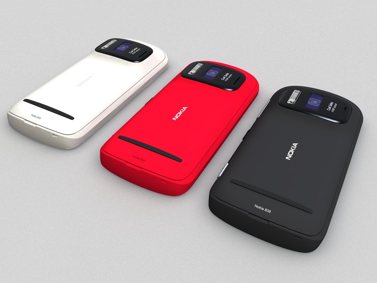 3d nokia 808 pure model